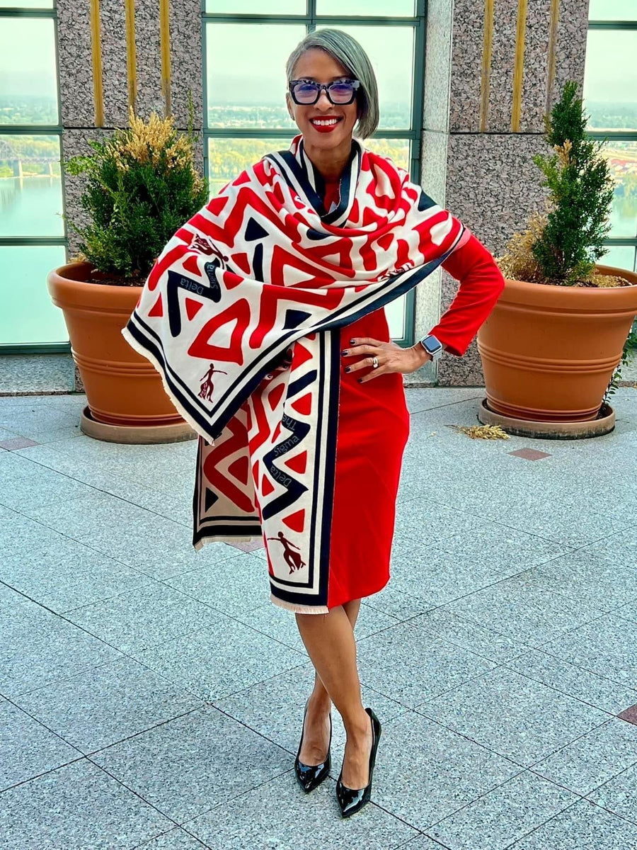 [PRE-ORDER] Delta Sigma Theta Fortitude Pashmina Scarf/Shawl – Simply Greek