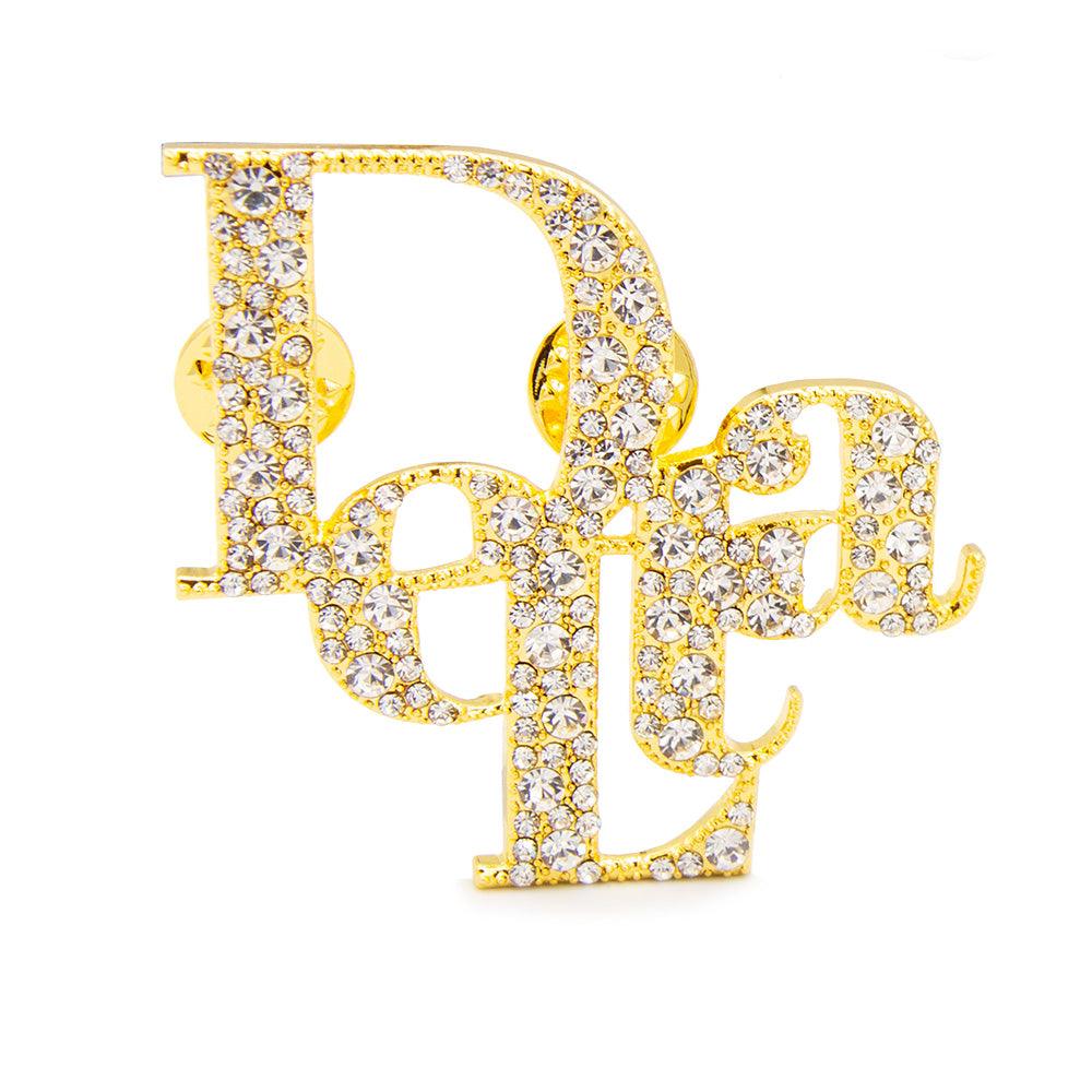 DELTA® D'OR Signature Brooch Pin – Simply Greek