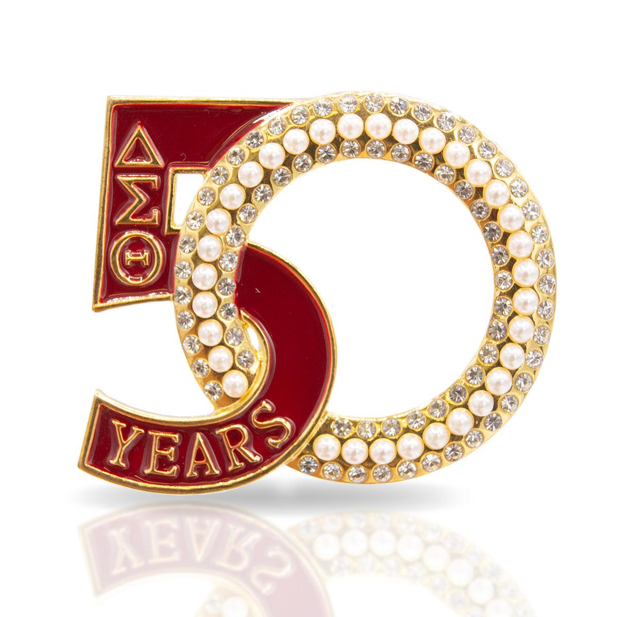 50th Delta Sigma Theta Golden Anniversary Pin | Simply Greek