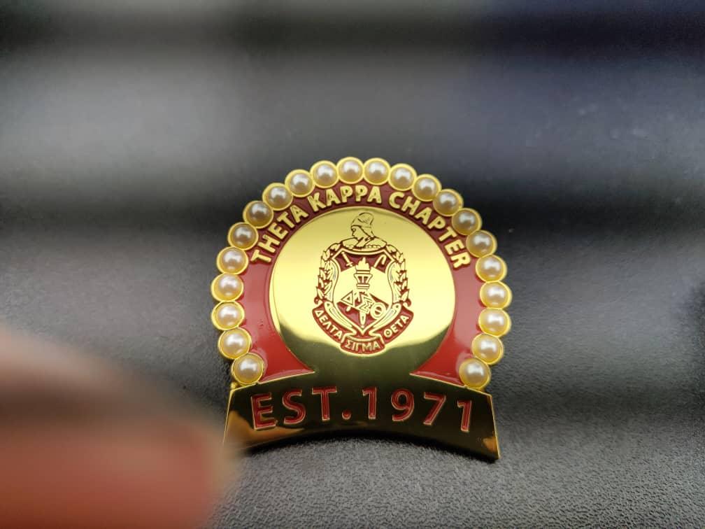 Theta Kappa (DST) | Custom Pin – Simply Greek
